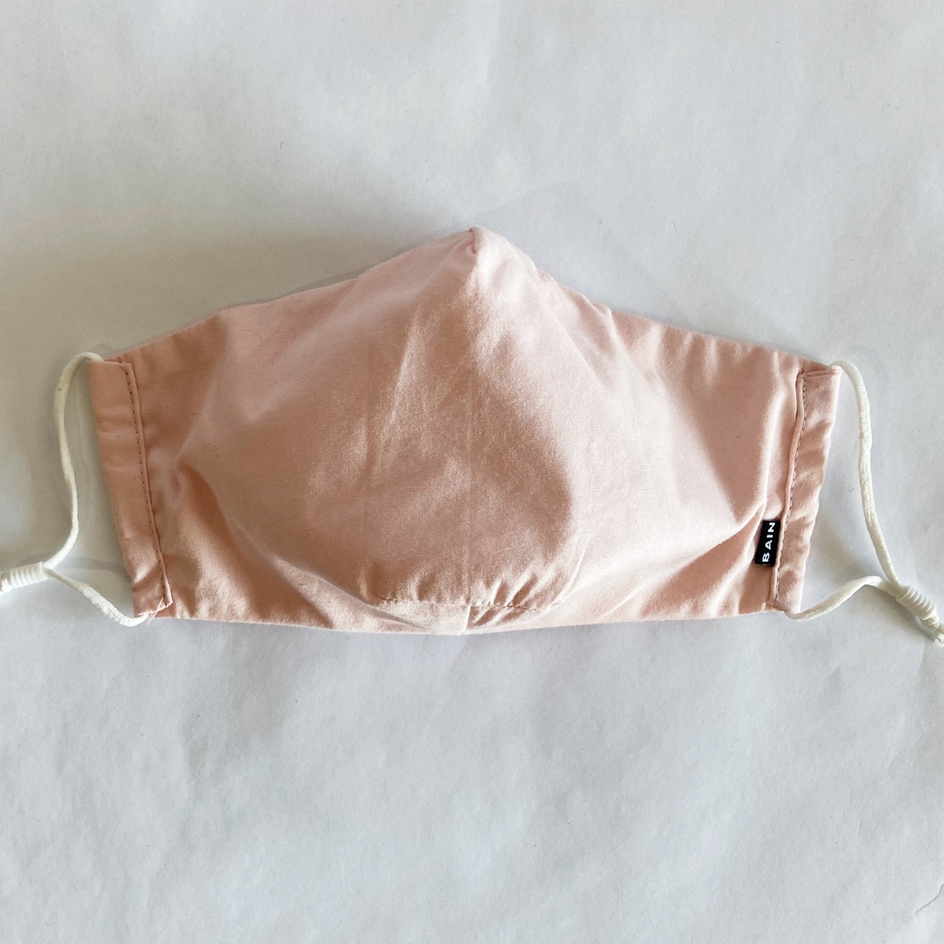 Bain + Light Pink Fitted Face Mask