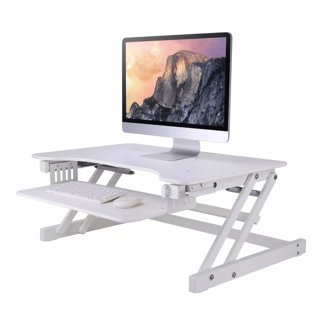 Rocelco + Sit To Stand Desk Computer Riser