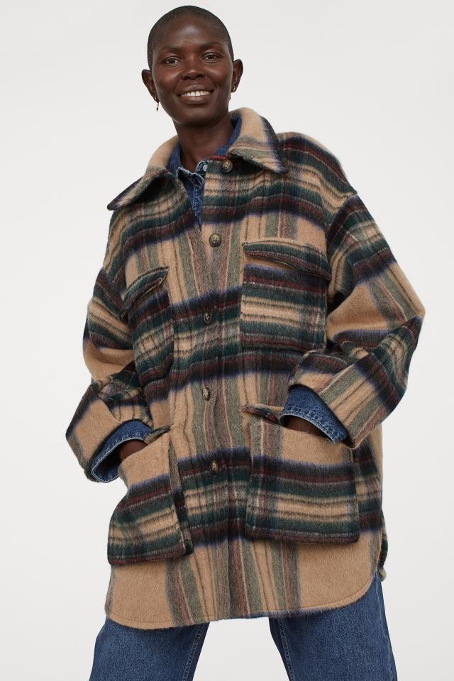 H&M + Wool-Blend Shacket