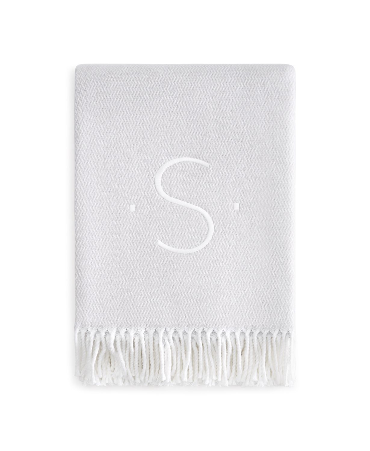 Matouk + Monogrammed Pezzo Throw
