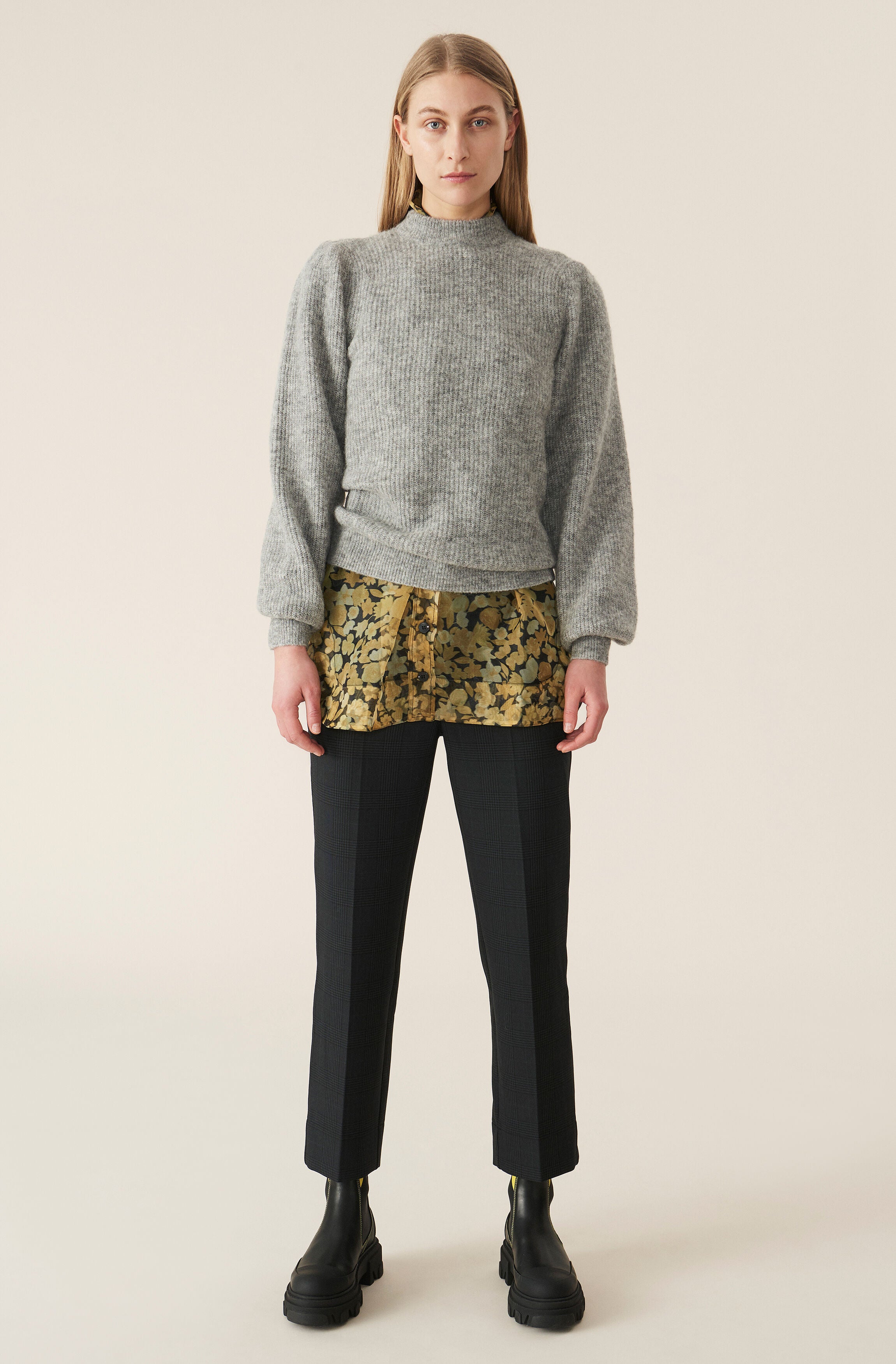 Ganni + Soft Wool Knit Pullover