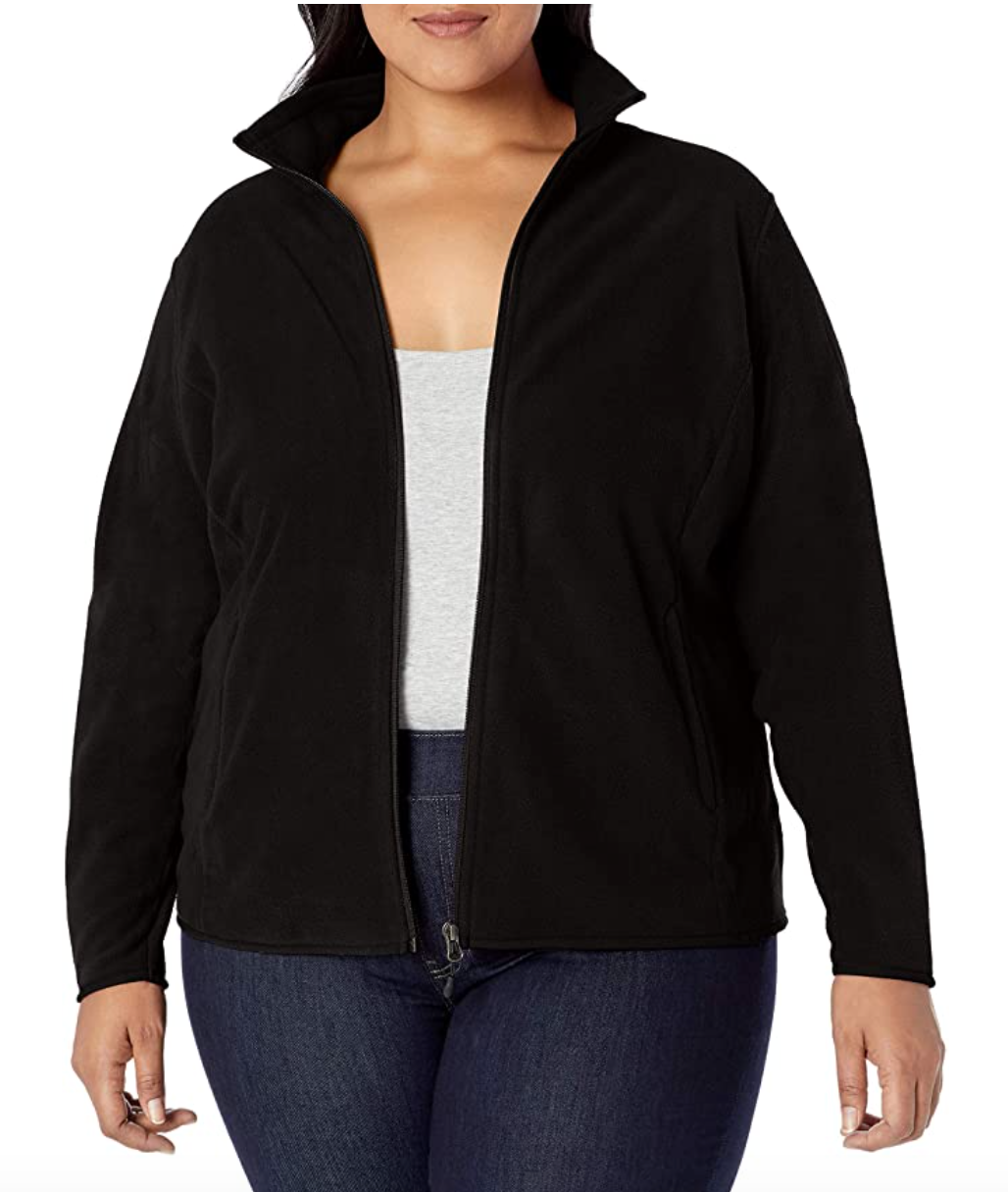 Amazon Essentials Plus Size Full Zip Polar Fleece Jacket