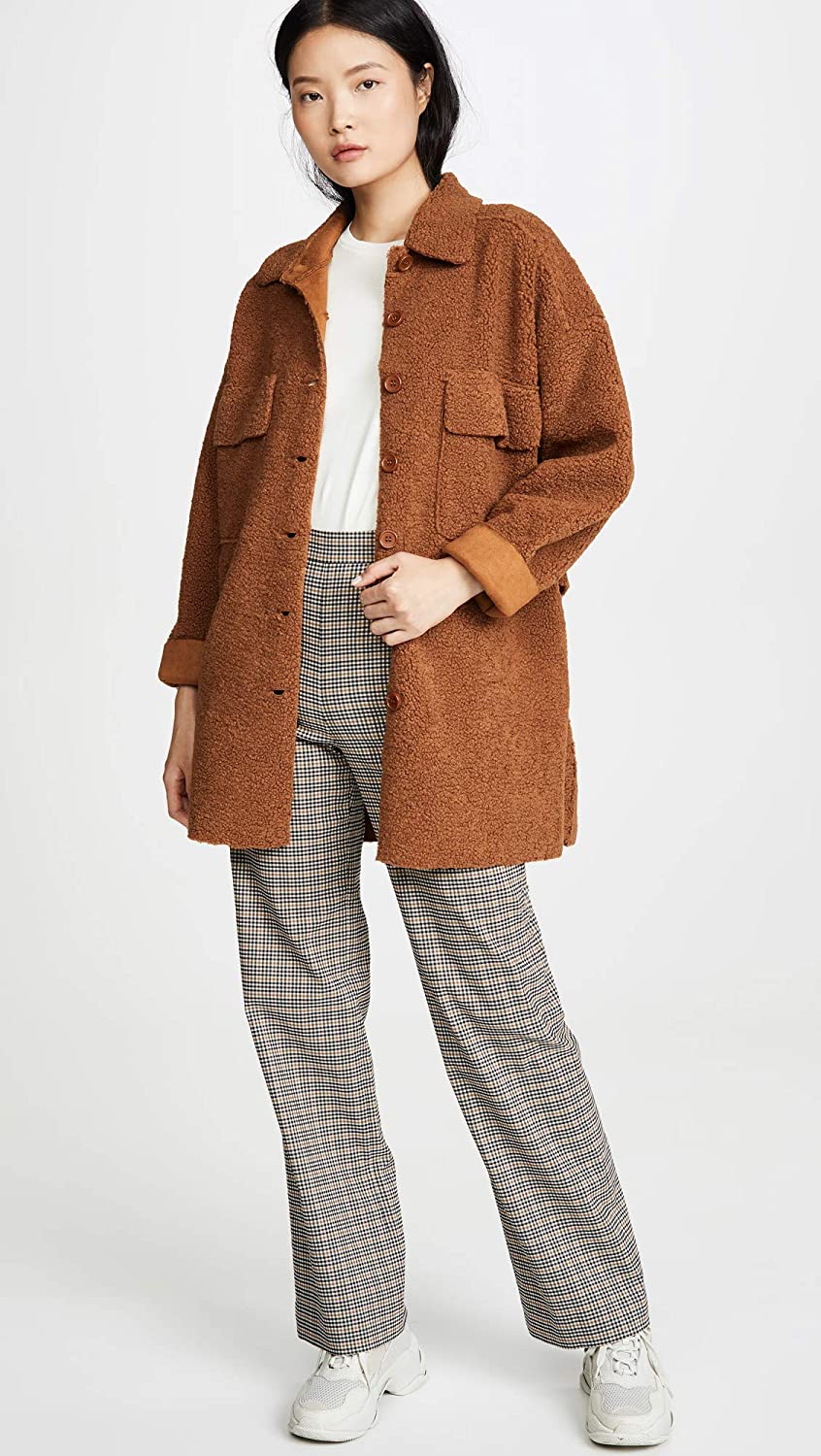 Moon River + Midi Button Front Jacket