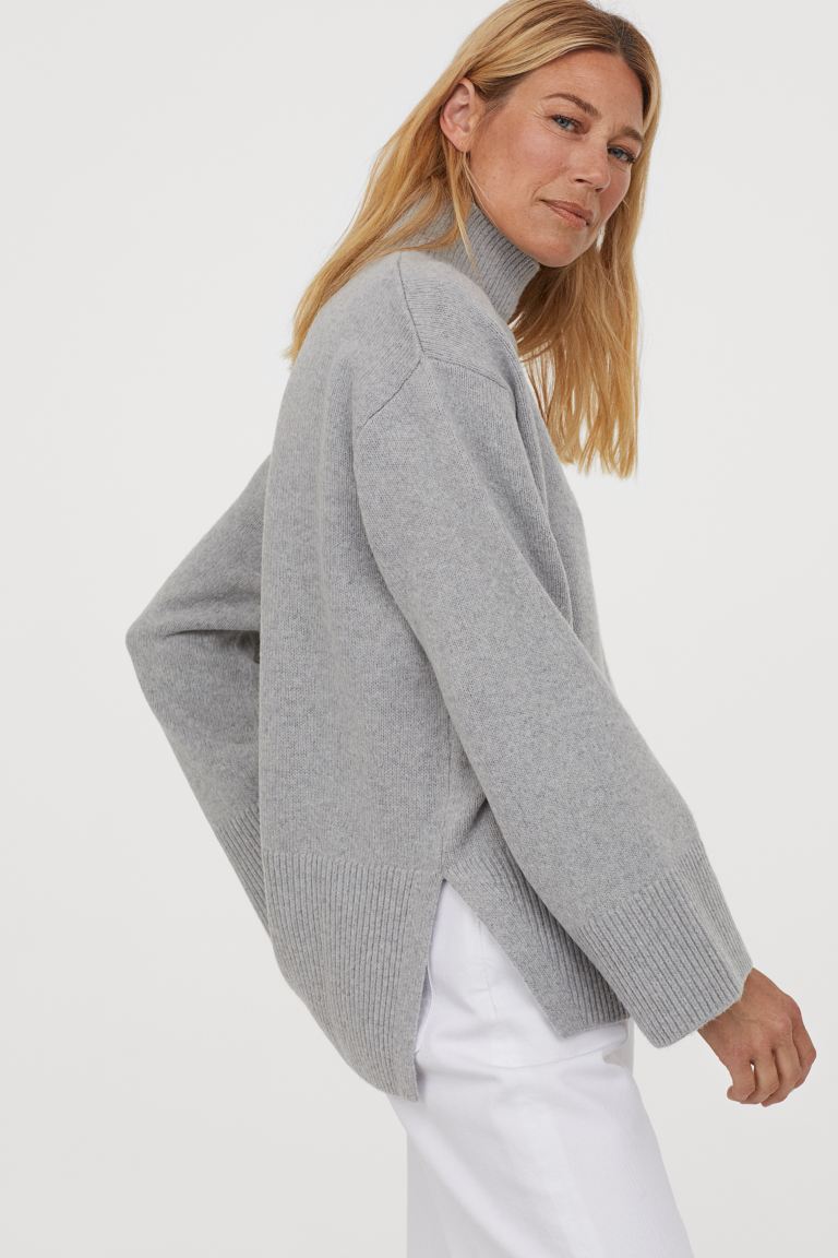 H&m + Knit Turtleneck Sweater