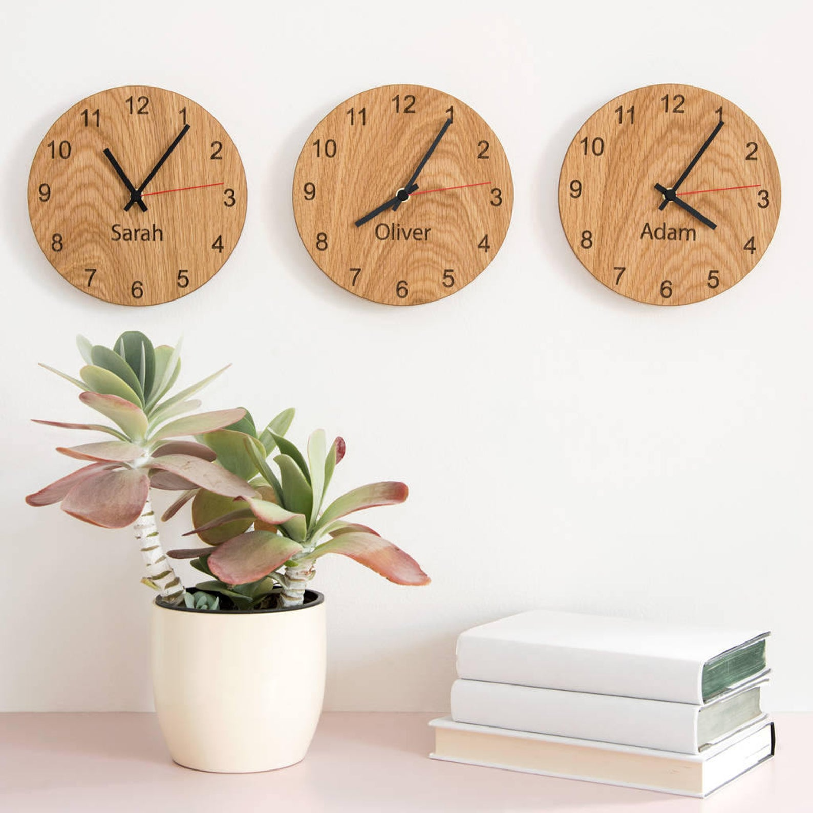 Nick James Design + Personalized People Clocks