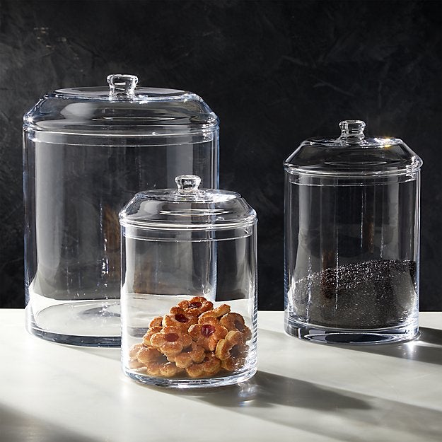 CB2 + Snack Glass Canisters