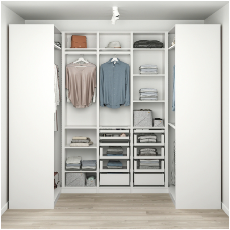 IKEA + PAX Corner wardrobe