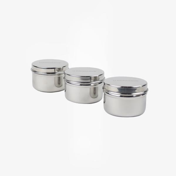 Package Free + Stainless Steel Mini Food Containers