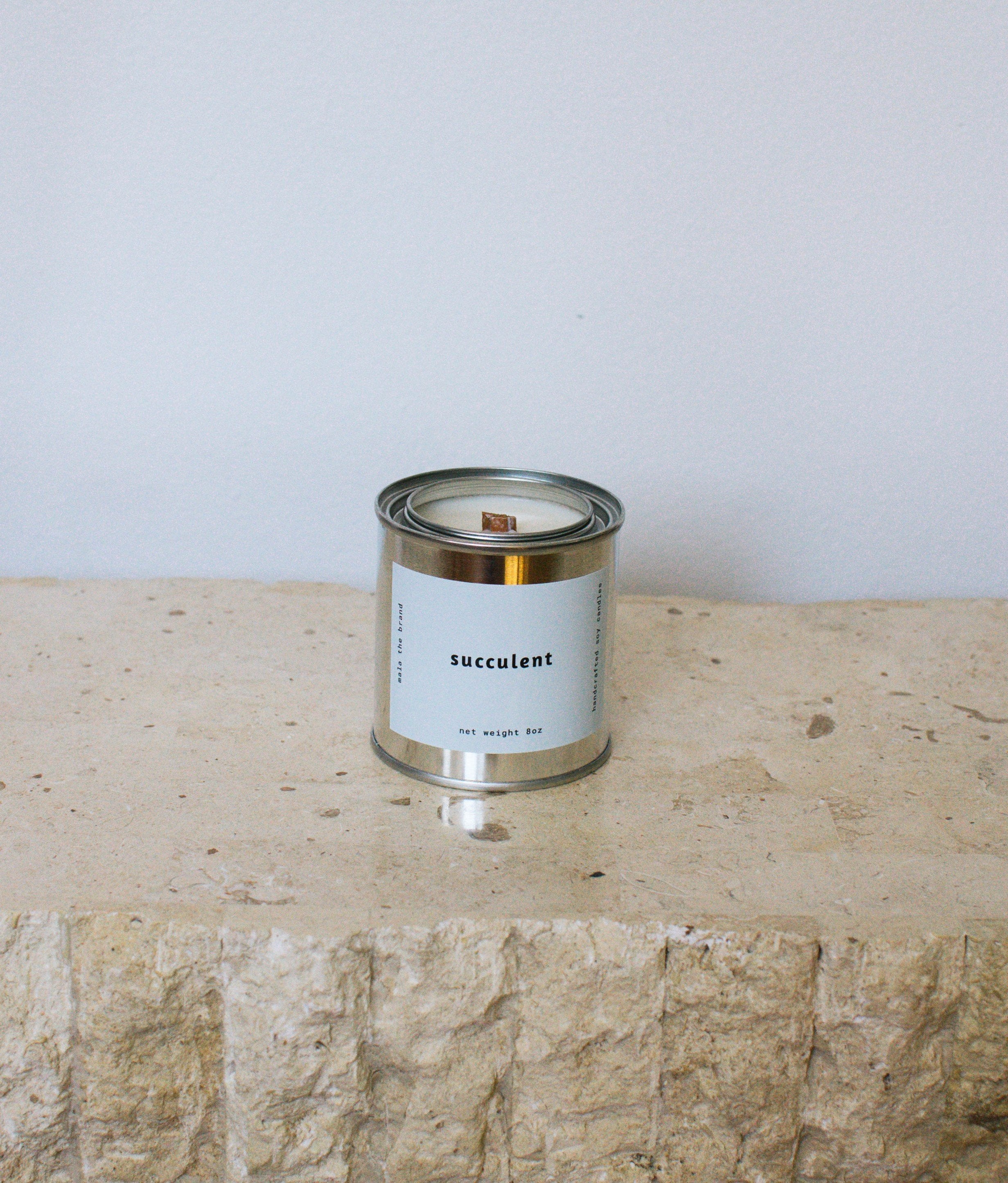 Mala + Succulent Candle