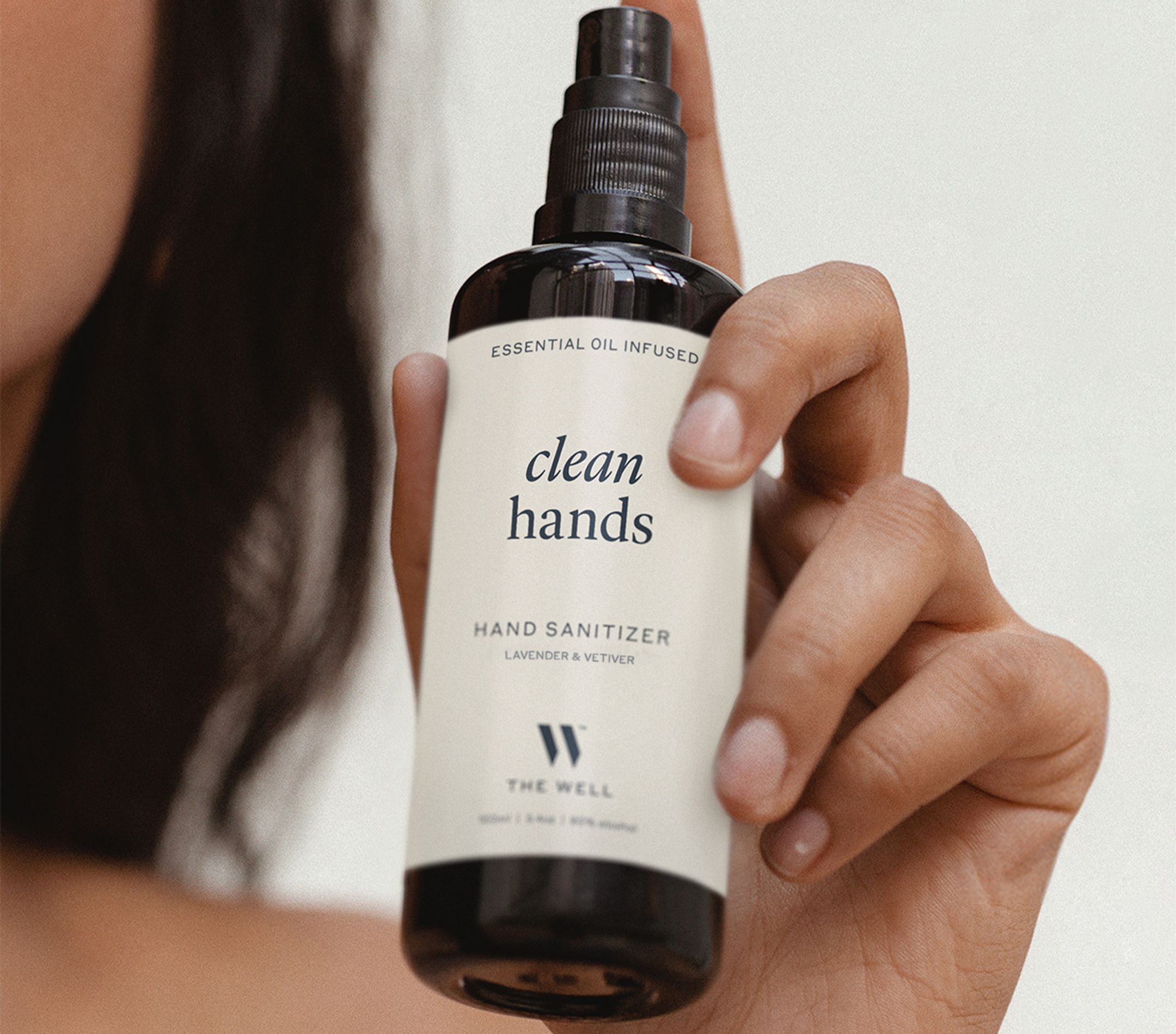 The Well + Clean Hands Sanitizer: Lavender & Vetiver