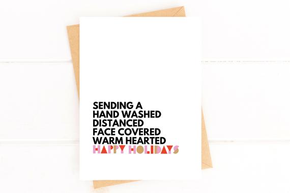 FiveDotPost + Social Distancing Holidays Card