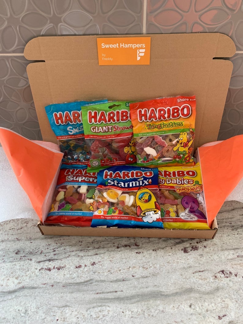 SweetHampersByFreddy + LARGE Haribo Assortment Sweet Hamper Gift