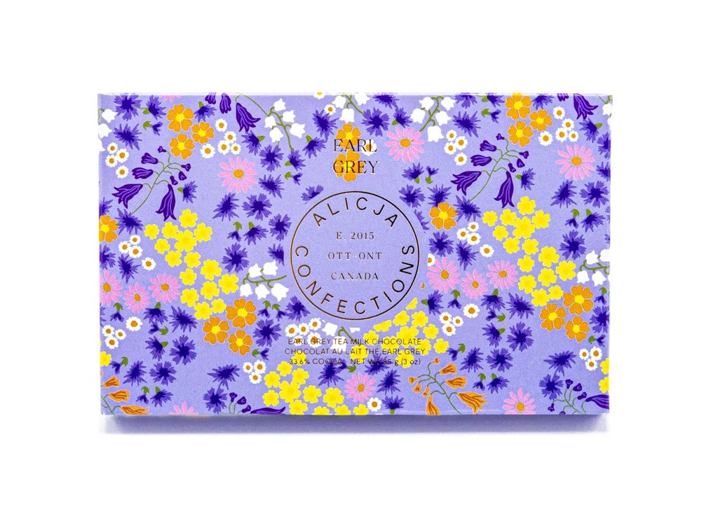 Alicja Confections + Earl Grey Chocolate Bar
