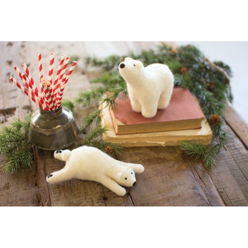 Joss & Main + Felt Polar Bears Set