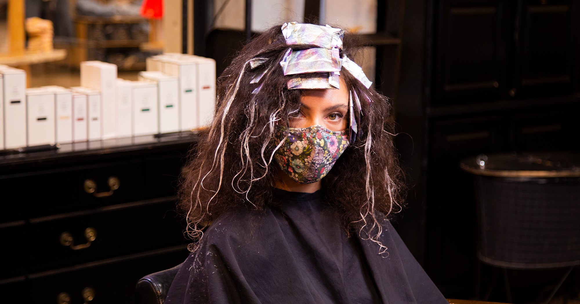 Custom Curly Haircut With Highlights Video Process