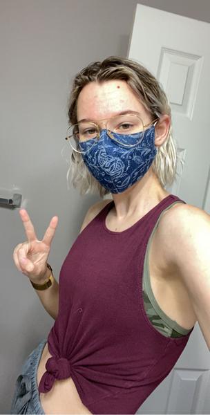 Aerie + Reusable Denim Face Mask (Set of Three)