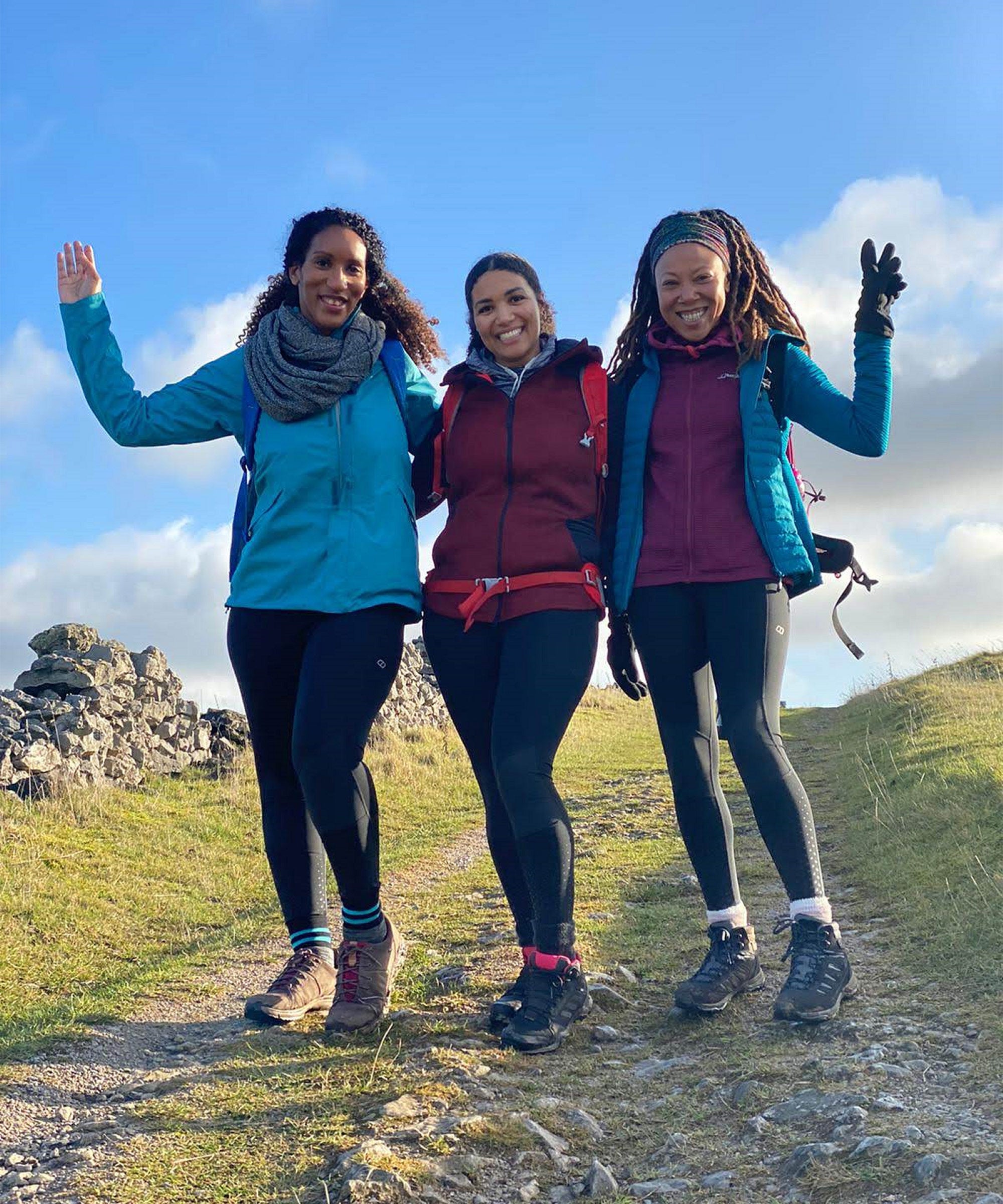 Black Women Hiking Outside