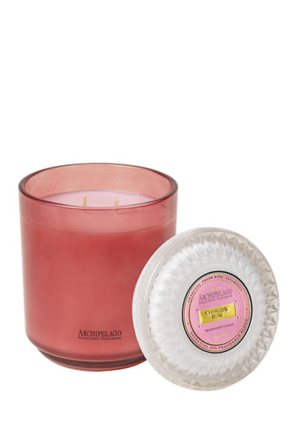 Charcoal Rose 2-Wick Hostess Candle