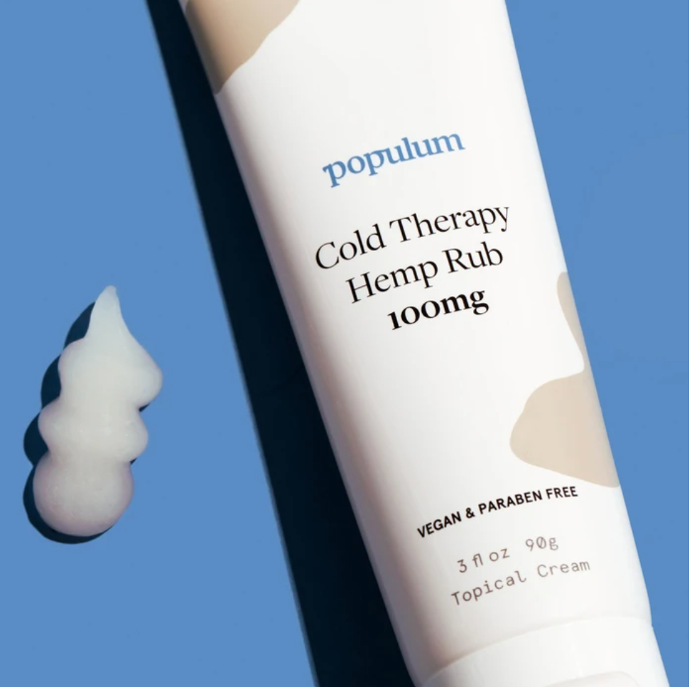 Populum + Cold Therapy Hemp Rub