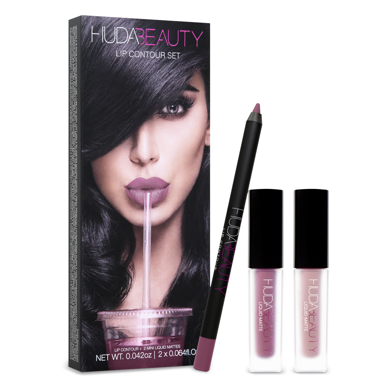 Huda Beauty + Huda Beauty Lip Contour Set