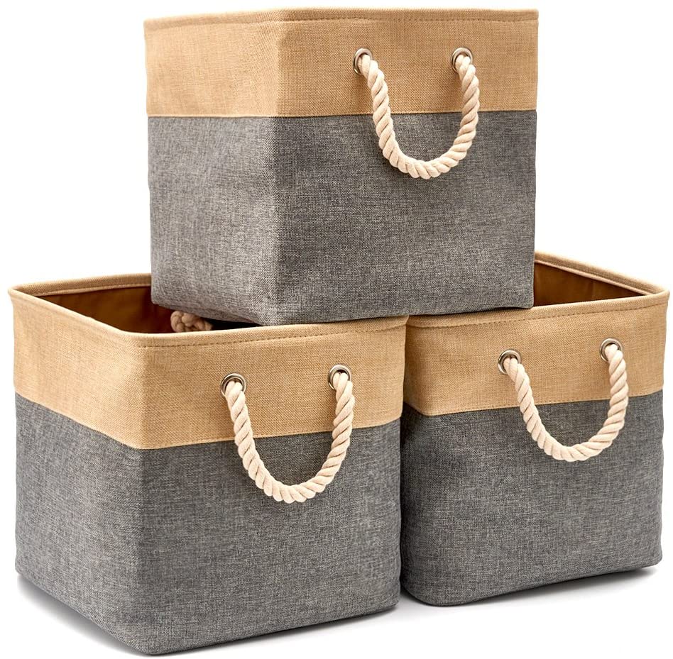 Ezoware 3 Pack Collapsible Storage Bins