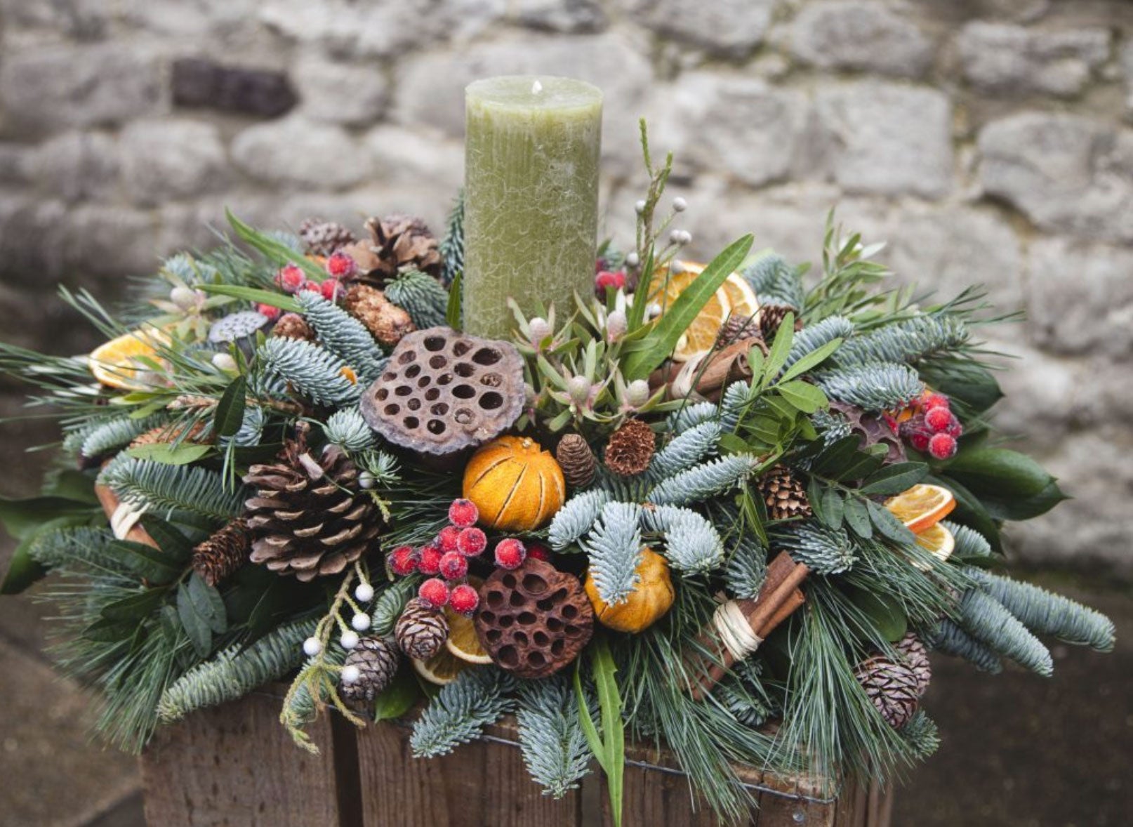 Flower & Glory + Fresh Foliage Table Arrangement