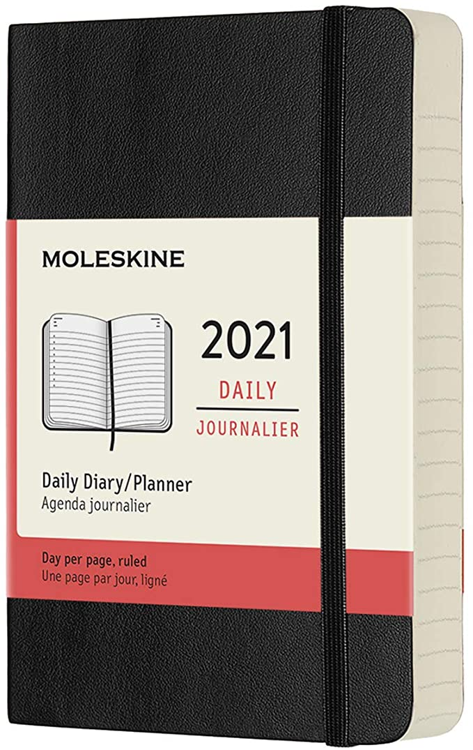 Moleskine + 12 Month 2021 Daily Planner Moleskine + 12 Month 2021 Daily Planner