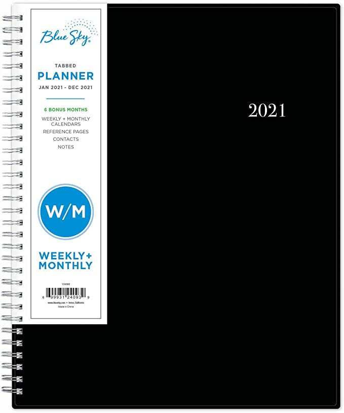 Blue Sky + 2021 Weekly & Monthly Planner