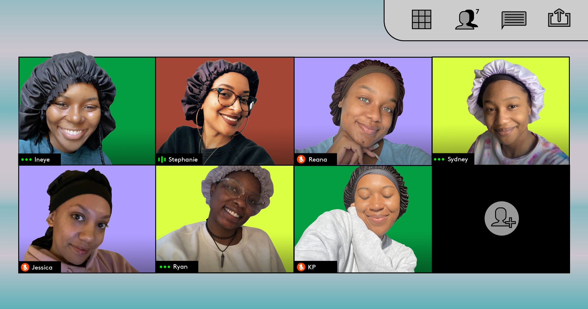 Yes, Black Women Can Wear Natural Hair Bonnets On Zoom