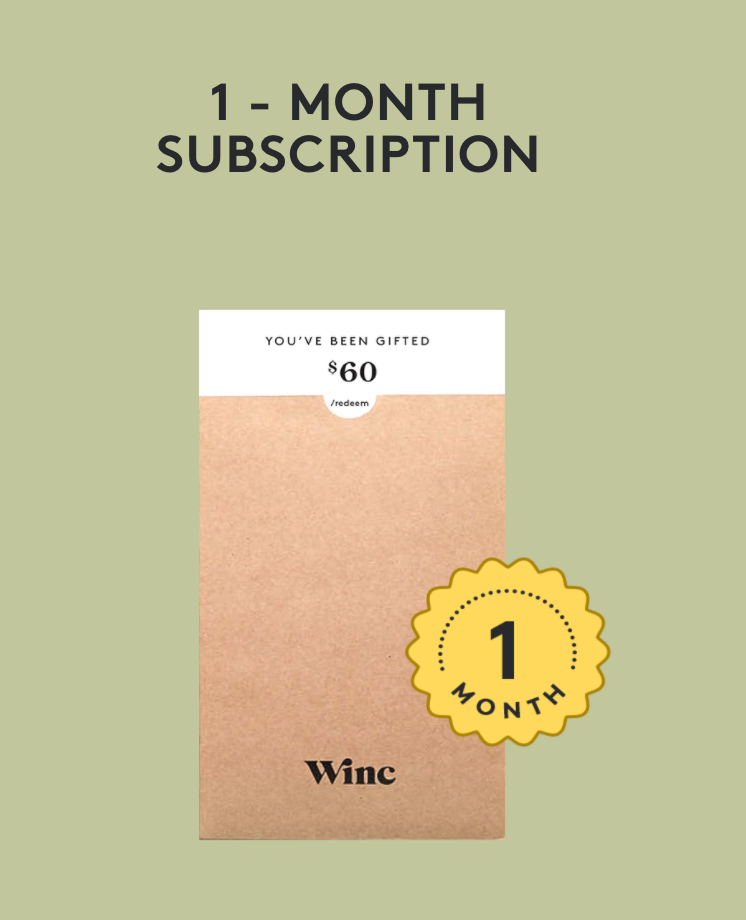 Winc + 1-Month Subscription
