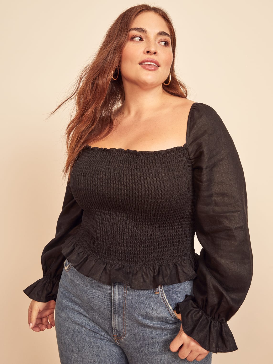 Reformation + Extended Size Tangerine Top