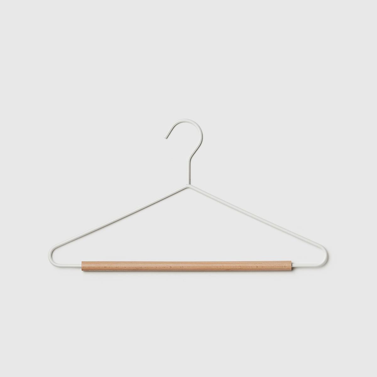 White metal hangers store