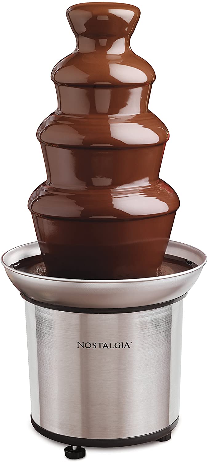 Nostalgia + 32-Ounce Stainless Steel Chocolate Fondue Fountain