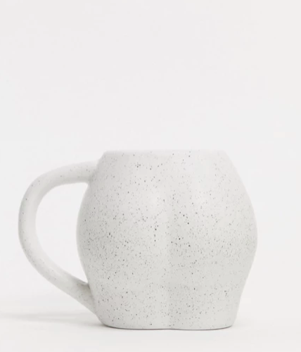 Typo + Typo body mug in speckled white