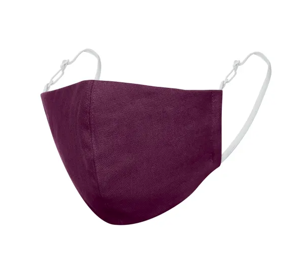 Face My Mask + Eggplant Purple Linen Cotton Face Mask