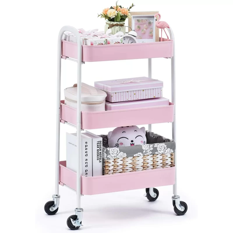 KINGRACK + 3 Tier Rolling Cart