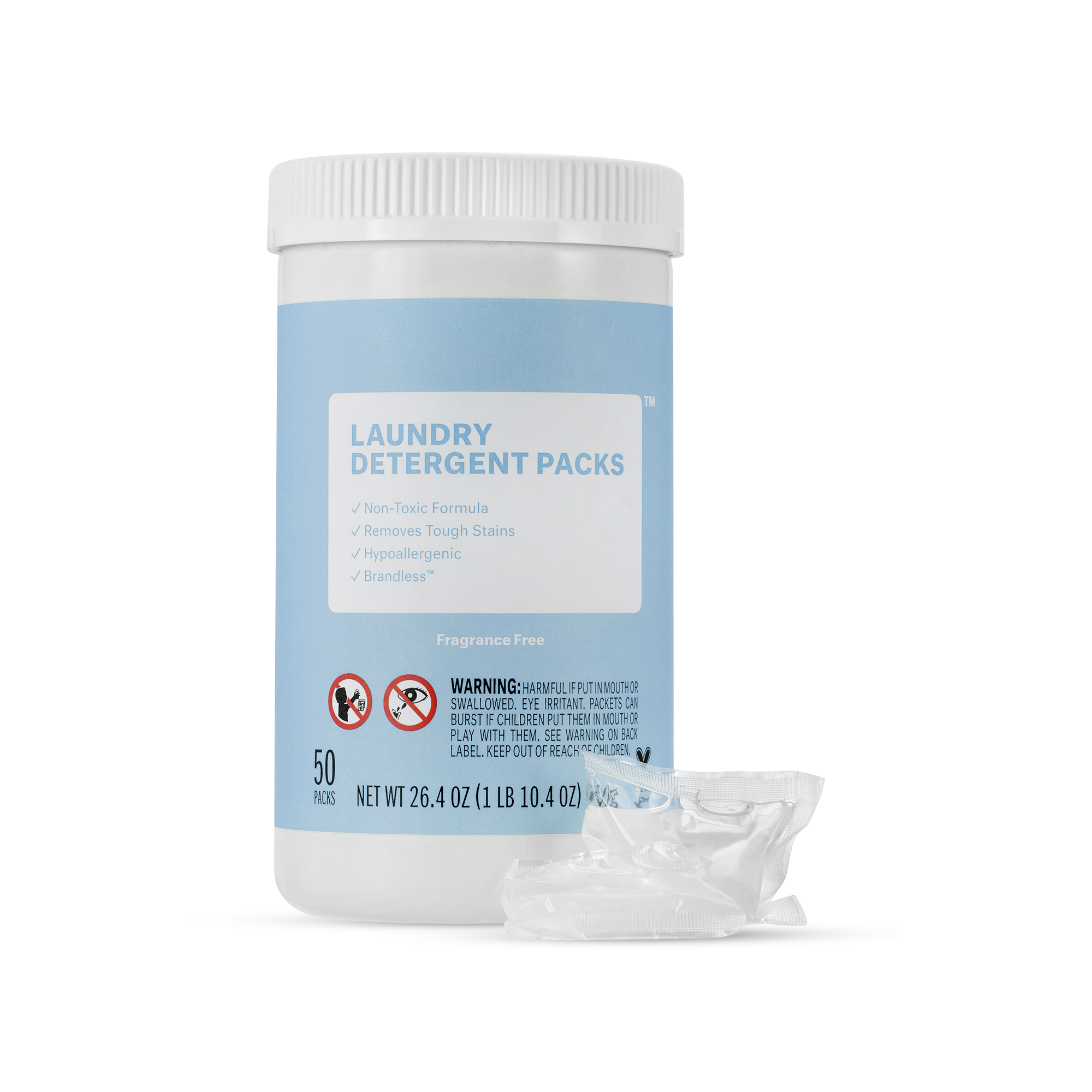 Brandless + Fragrance Free Laundry Detergent Packs