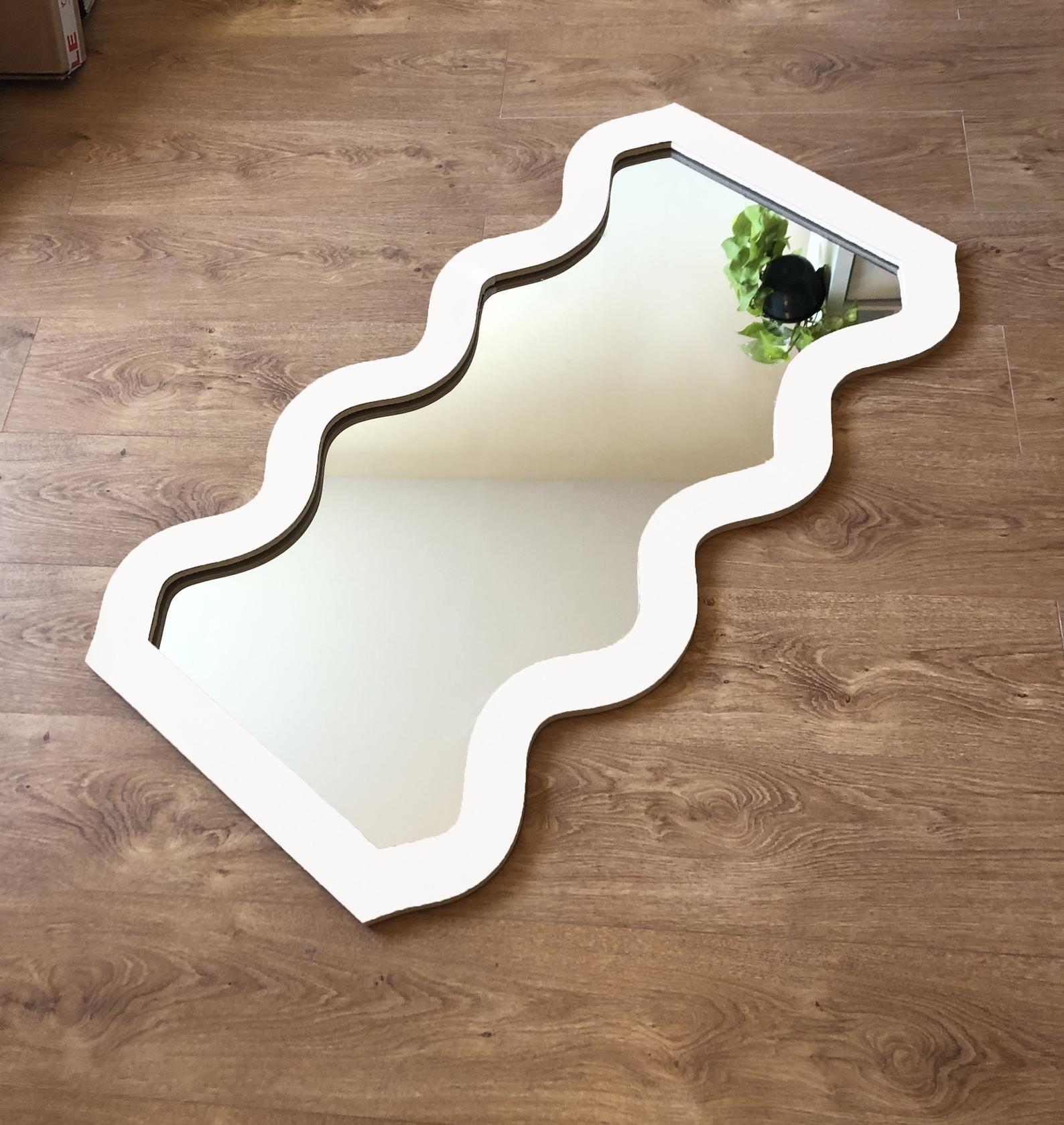 Ezoehome + Large Curvy Mirror, Handcrafted