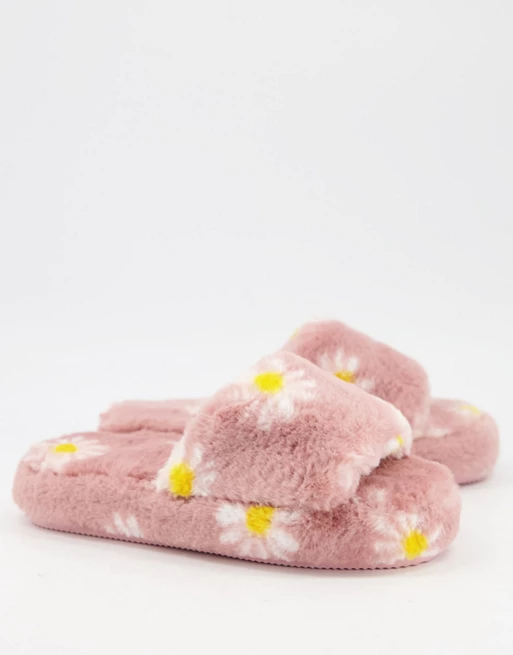 ASOS DESIGN + Zane Chunky Slide Slipper