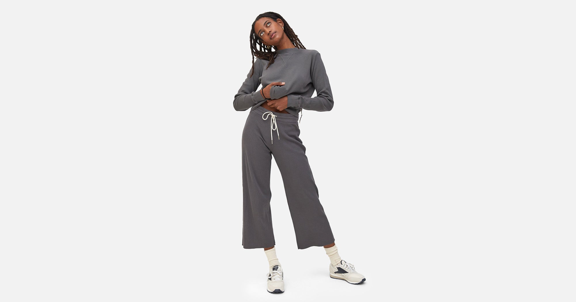 Waffle Knit Sets Are The New Must-Have Loungewear Trend