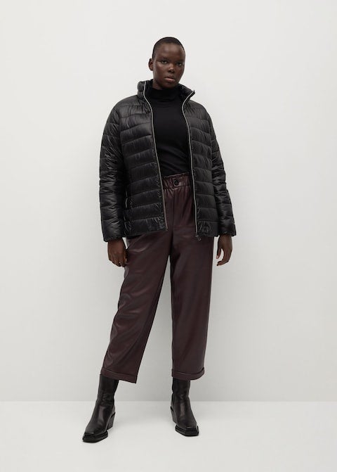 Mango + Pocket Quilted Jacket