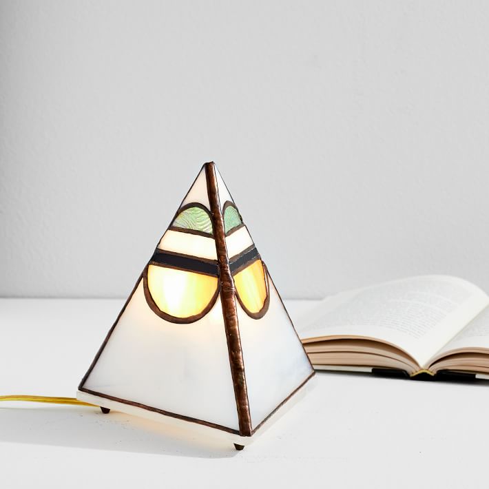 Friend of All Small + Tabletop Pyramid Lamp – Moonrise Sunset