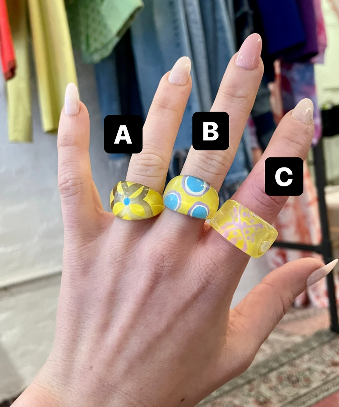 Colorful Plastic Rings Are Trending Thanks To TikTok