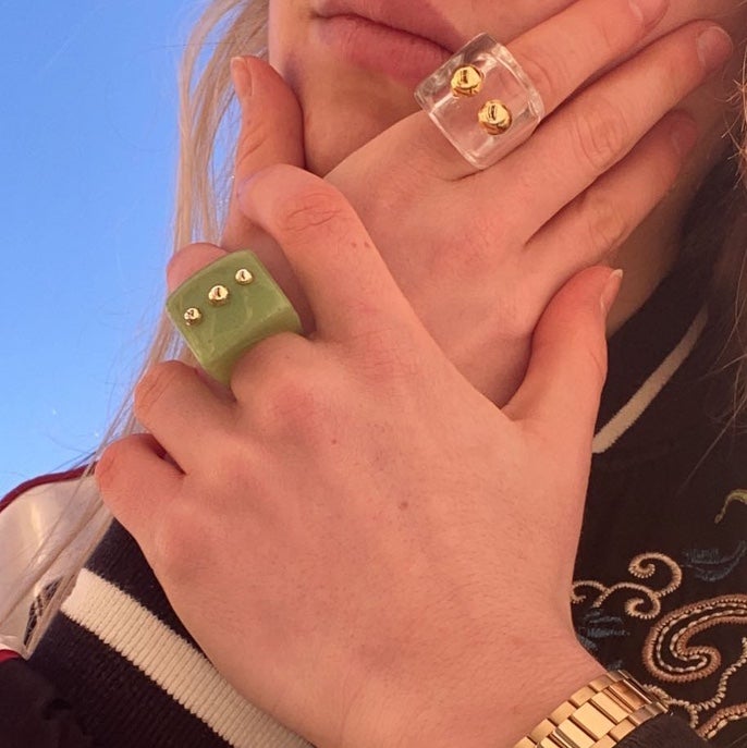 Colorful Plastic Rings Are Trending Thanks To TikTok