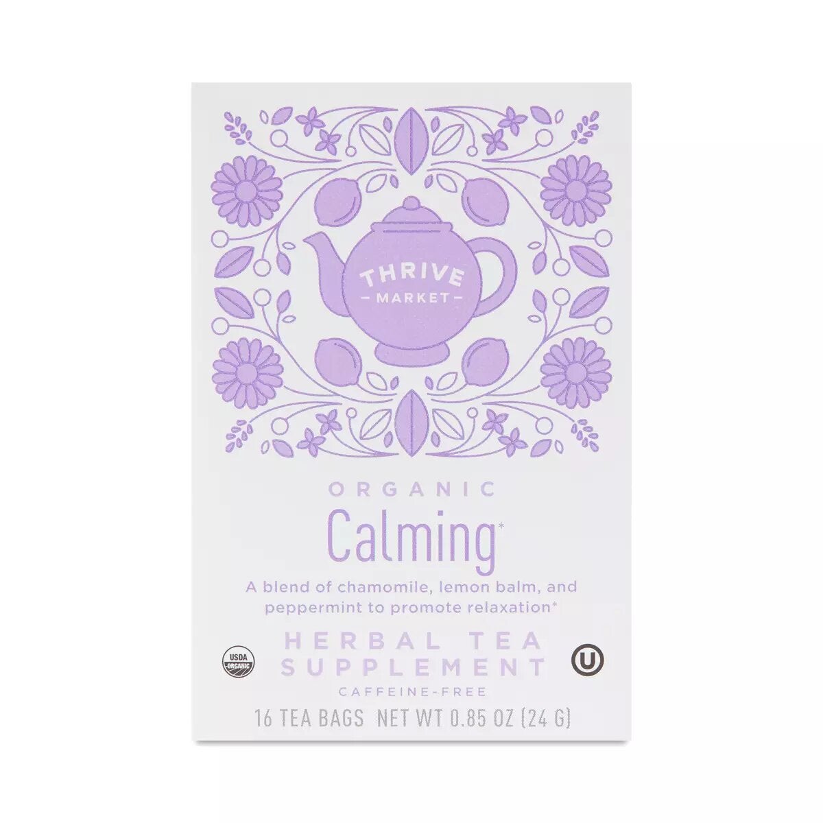 Thrive Market + Organic Chamomile Lavender Calming Tea