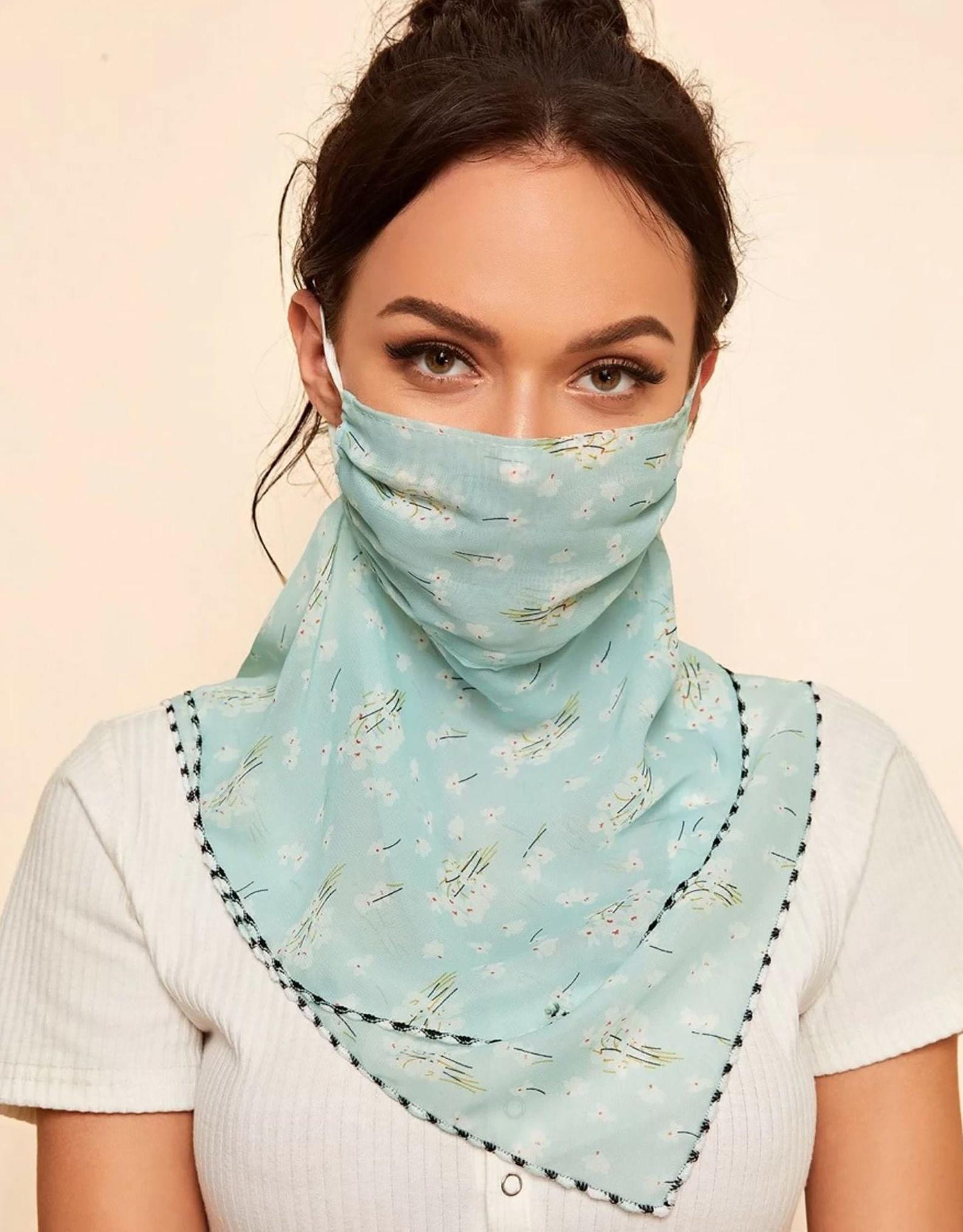 MakerV + Summer light chiffon face mask