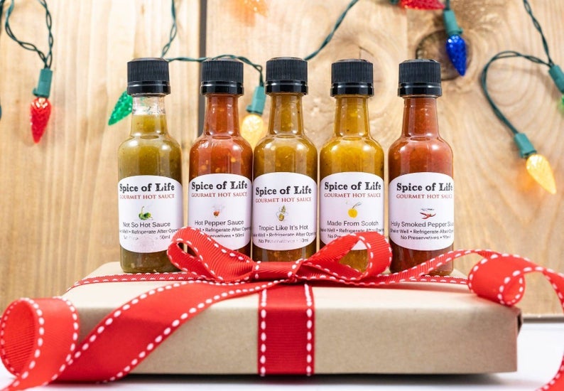 SpiceOfLifeTO + Mini Hot Sauce 5 Pack Variety