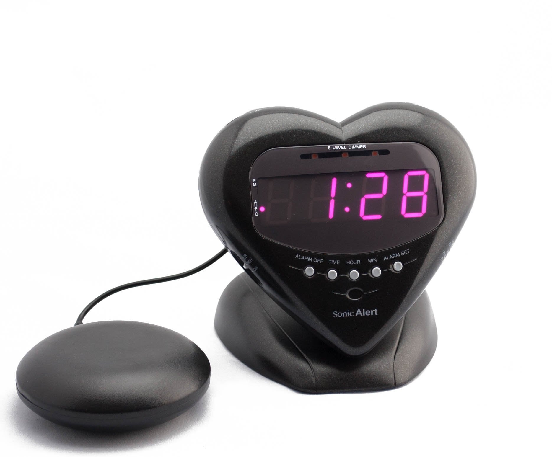 Sonic Alert + Bomb Extra Loud Heart Alarm Clock