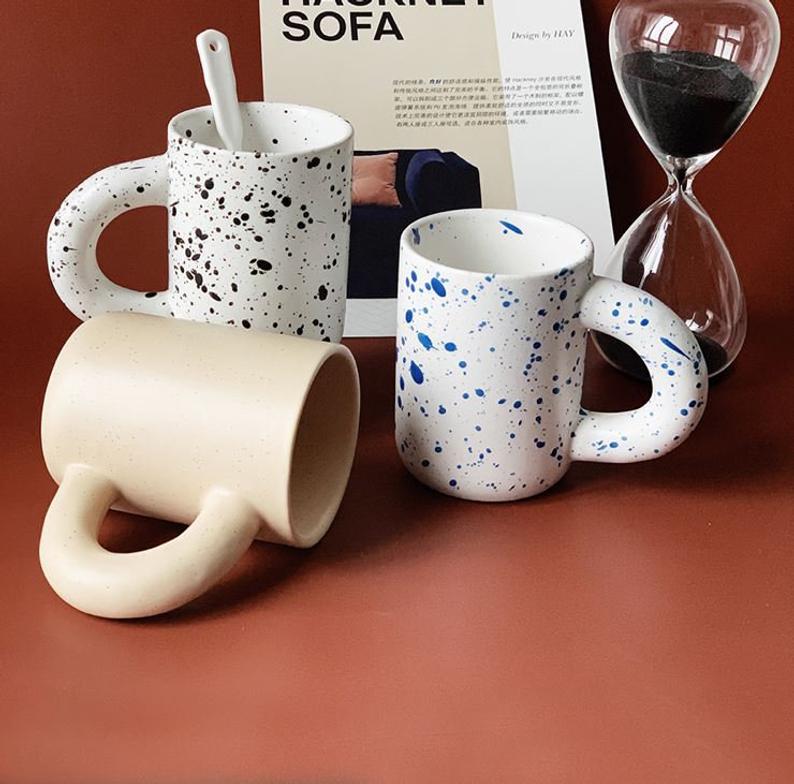 JoyofDecorating + Speckled Chubby Coffee Mug