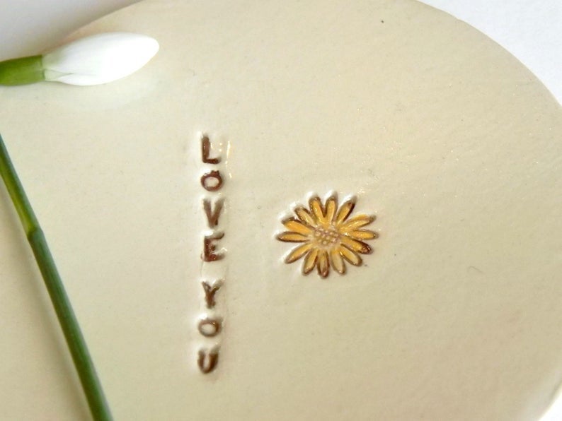 Ceraminic + Ceramic Love You Ring Dish
